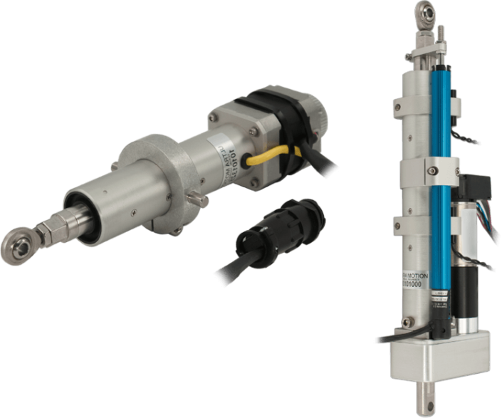 Linear Actuators with Trunion and External Potentiometer – Ultra Motion